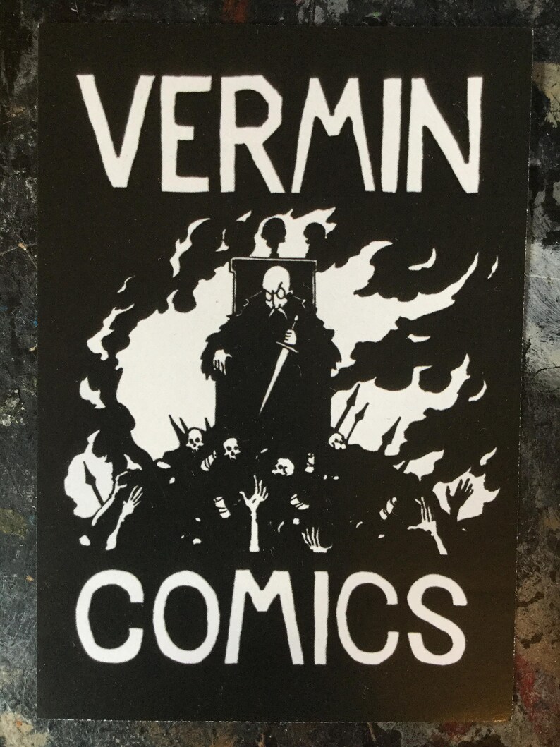 VERMIN COMICS - Stickers - Etsy