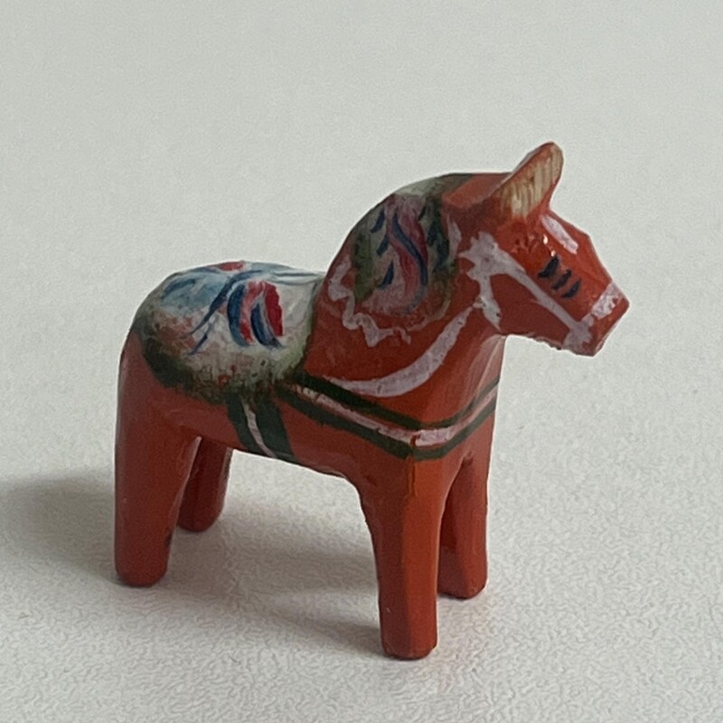 Wooden Dala Horse - Etsy