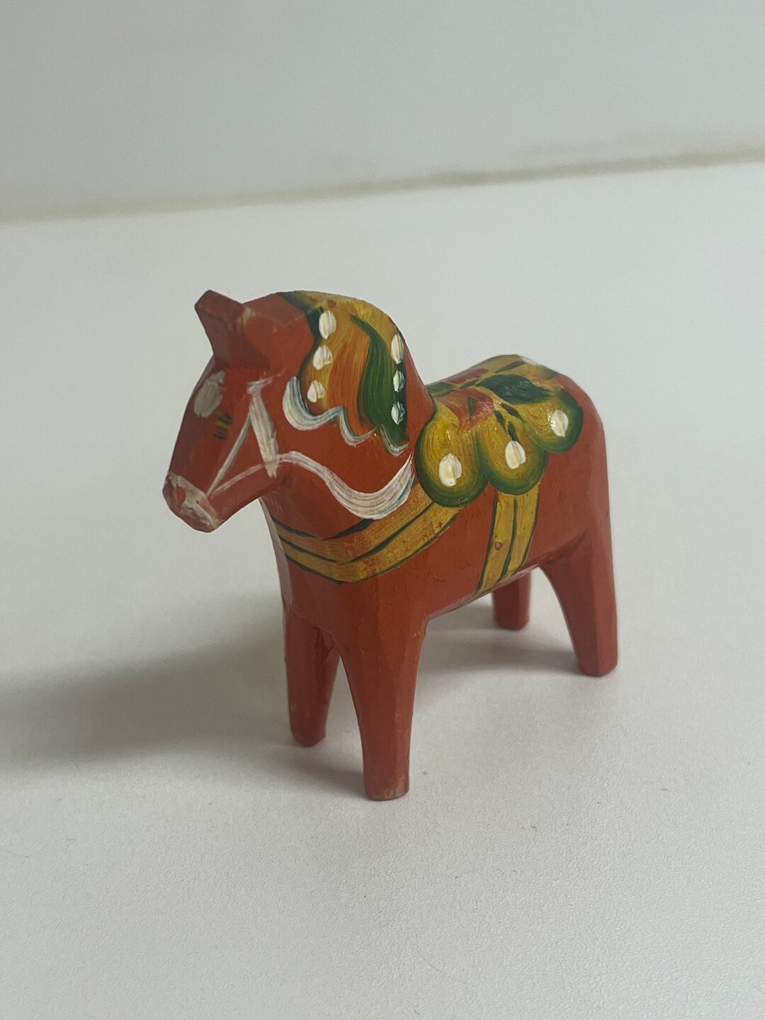 Red Dala Horse, Hand Carved & Painted, Swedish Traditional Dala Horse ...