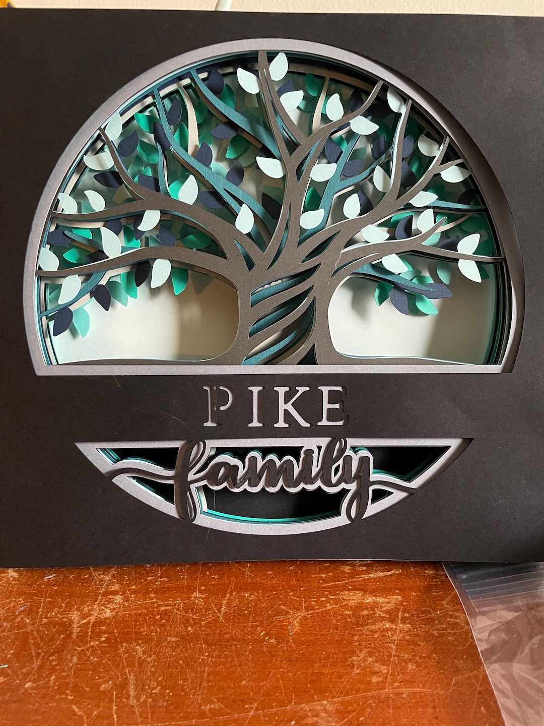 Family Tree Shadow Box - Etsy