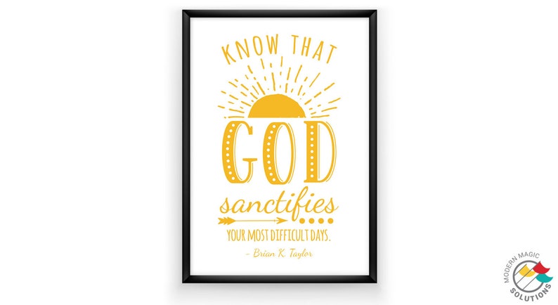 God Sanctifies Your Most Difficult Days: LDS Relief Society Lesson ...