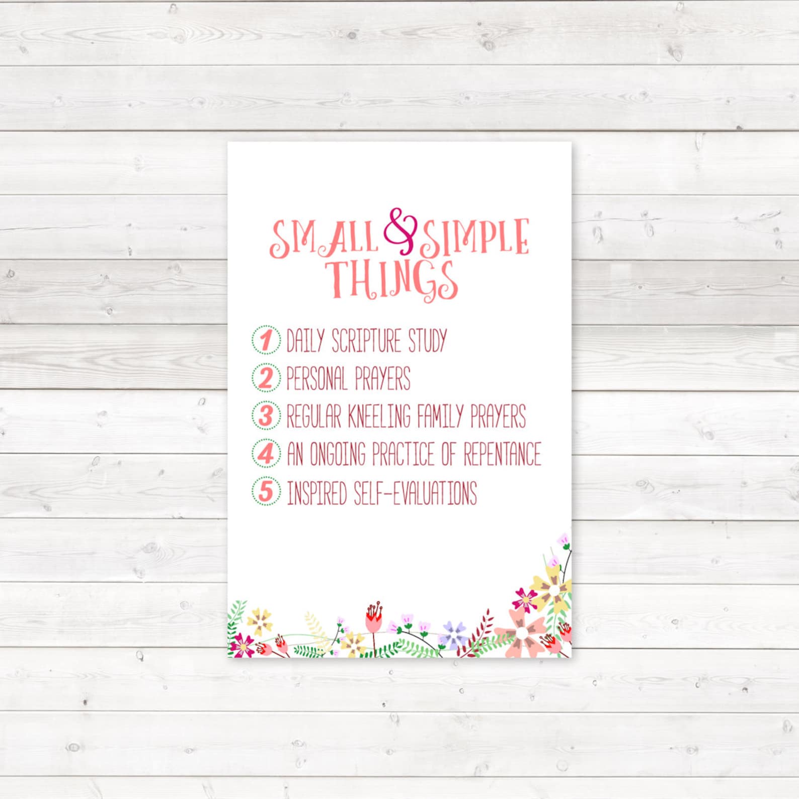 Small and Simple Things: LDS Yw Lesson Printable Handout, Lds Art ...