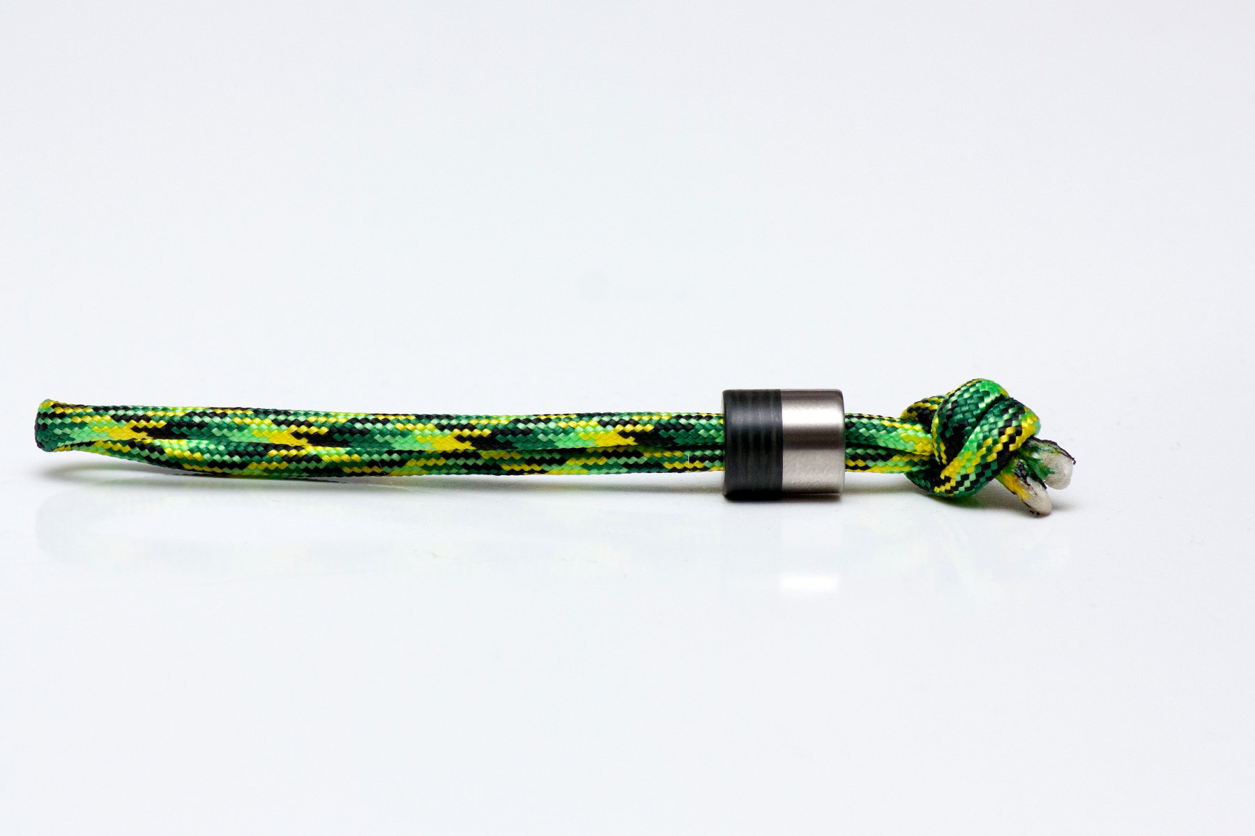 Carbon and Titanium Glow Bead | Etsy