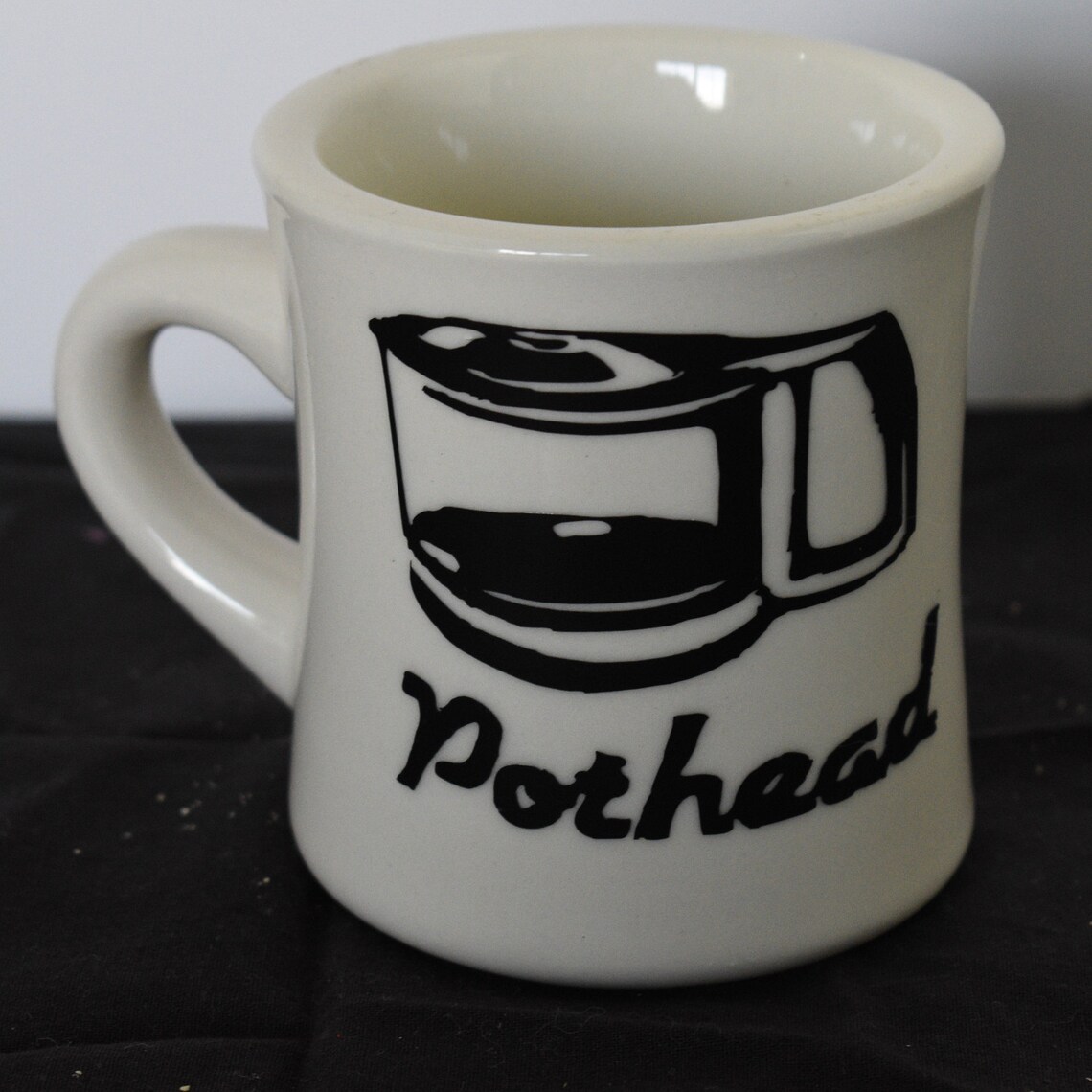 Pot Head 6 oz Coffee Mug Right Handed Coffee Lover Ceramic Mug | Etsy