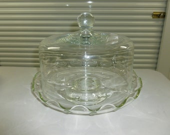 Covered cake plate | Etsy