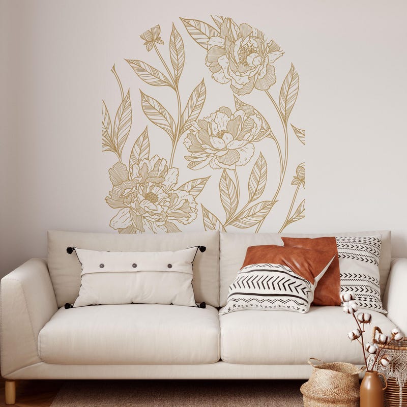 Gold Wall Decals - Etsy