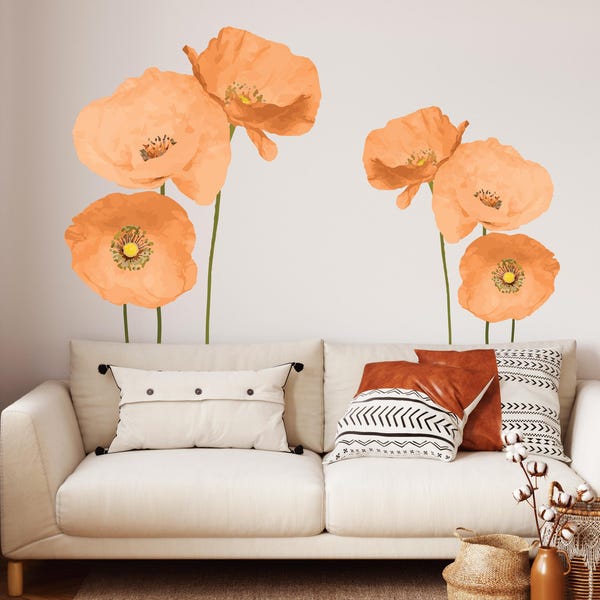 Botanical Wall Decal - Etsy