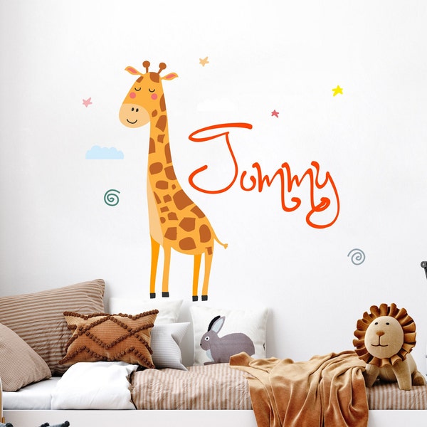 Baby Giraffe Decals - Etsy