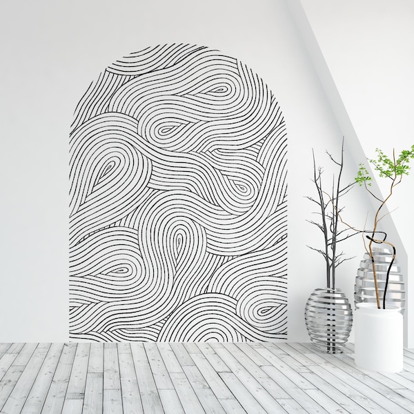 Abstract Wall Decal - Etsy