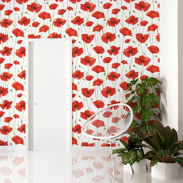 Poppy Wall Art - Etsy