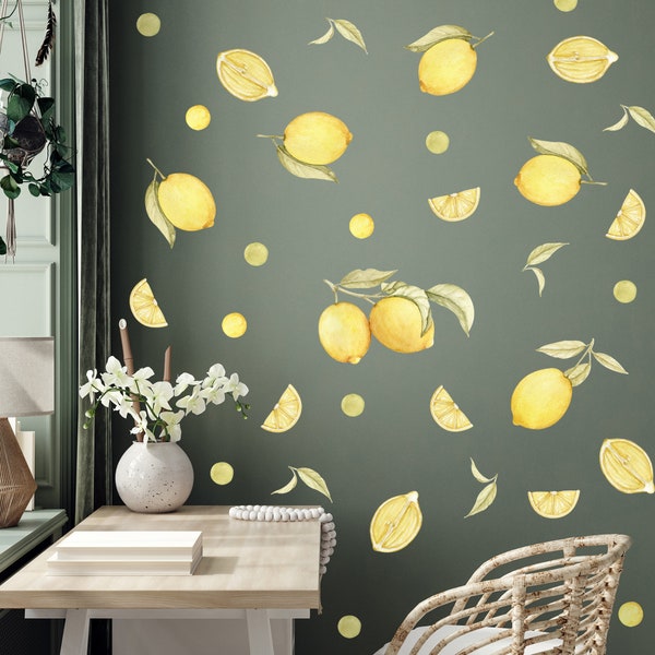 Lemon Wall Decals - Etsy
