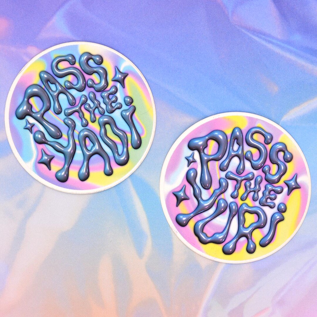 Pass the Yaoi/yuri 3 Inch Vinyl Sticker - Etsy