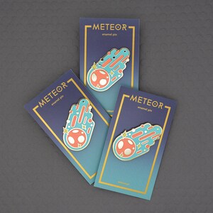 Meteor Hard Enamel Pin - Etsy