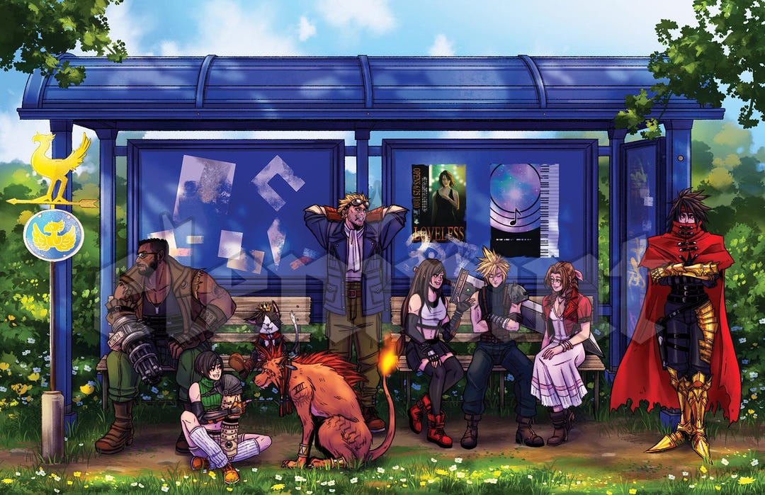 Chocobo Stop Print 11x17" - Etsy