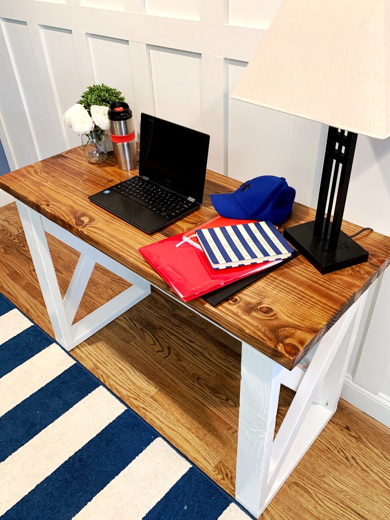 Rustic Farmhouse Desk With Classic Style - Etsy