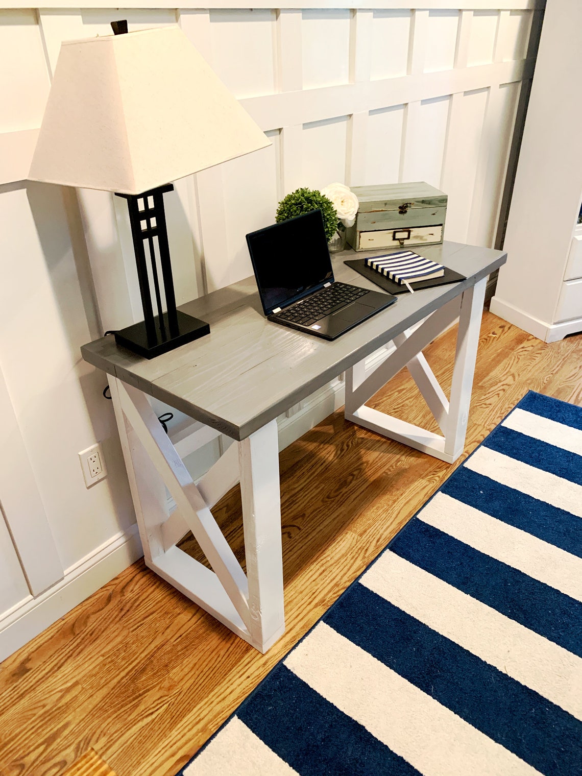 Rustic Farmhouse Desk With Classic Style - Etsy