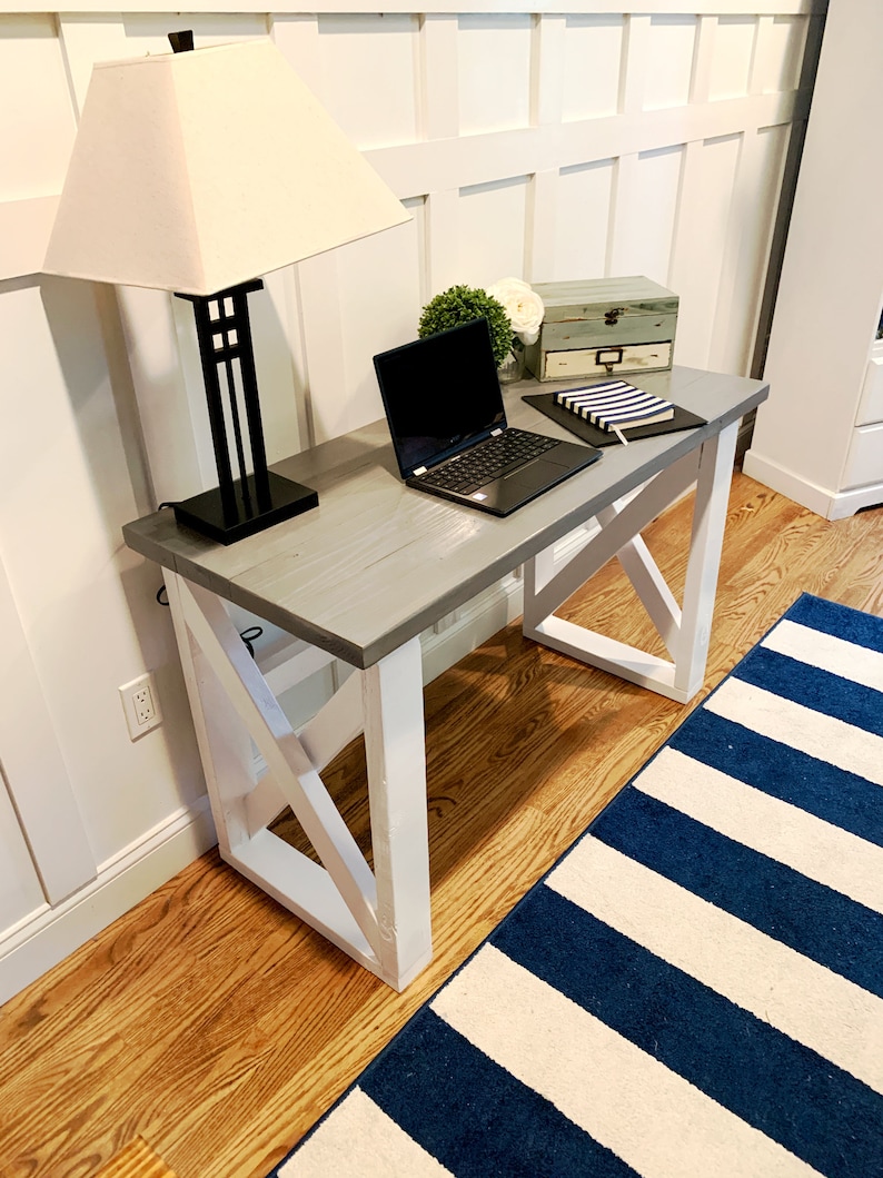 Rustic Farmhouse Desk With Classic Style - Etsy
