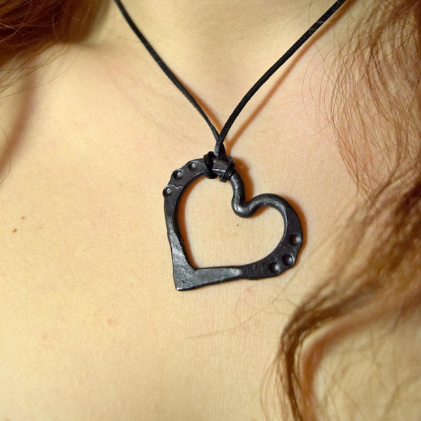 Hand Forged Heart - Etsy