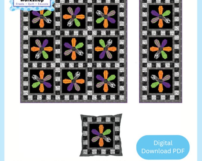 A Ring of Coffins - English Paper Piecing / EPP Template PDF With Bonus ...