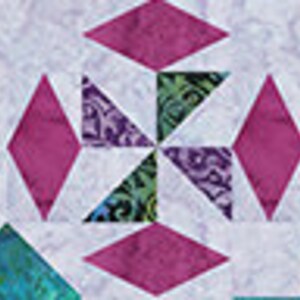 Fractured Glass Pieced Quilt Pattern Digital Sewing Instructions ...