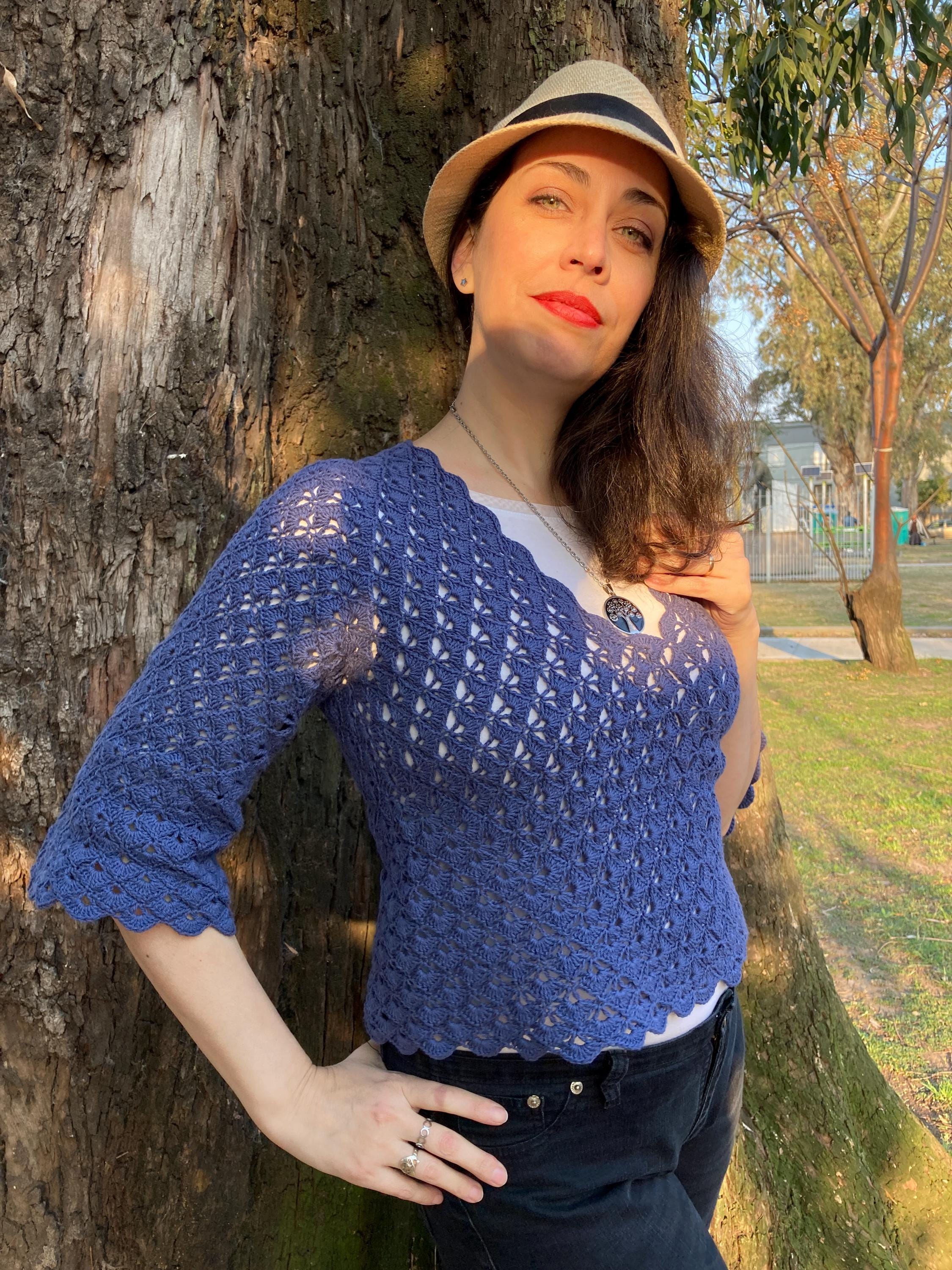 Seasalt Crochet Top/cardigan/pullover/sweater/jumper Original Pattern ...