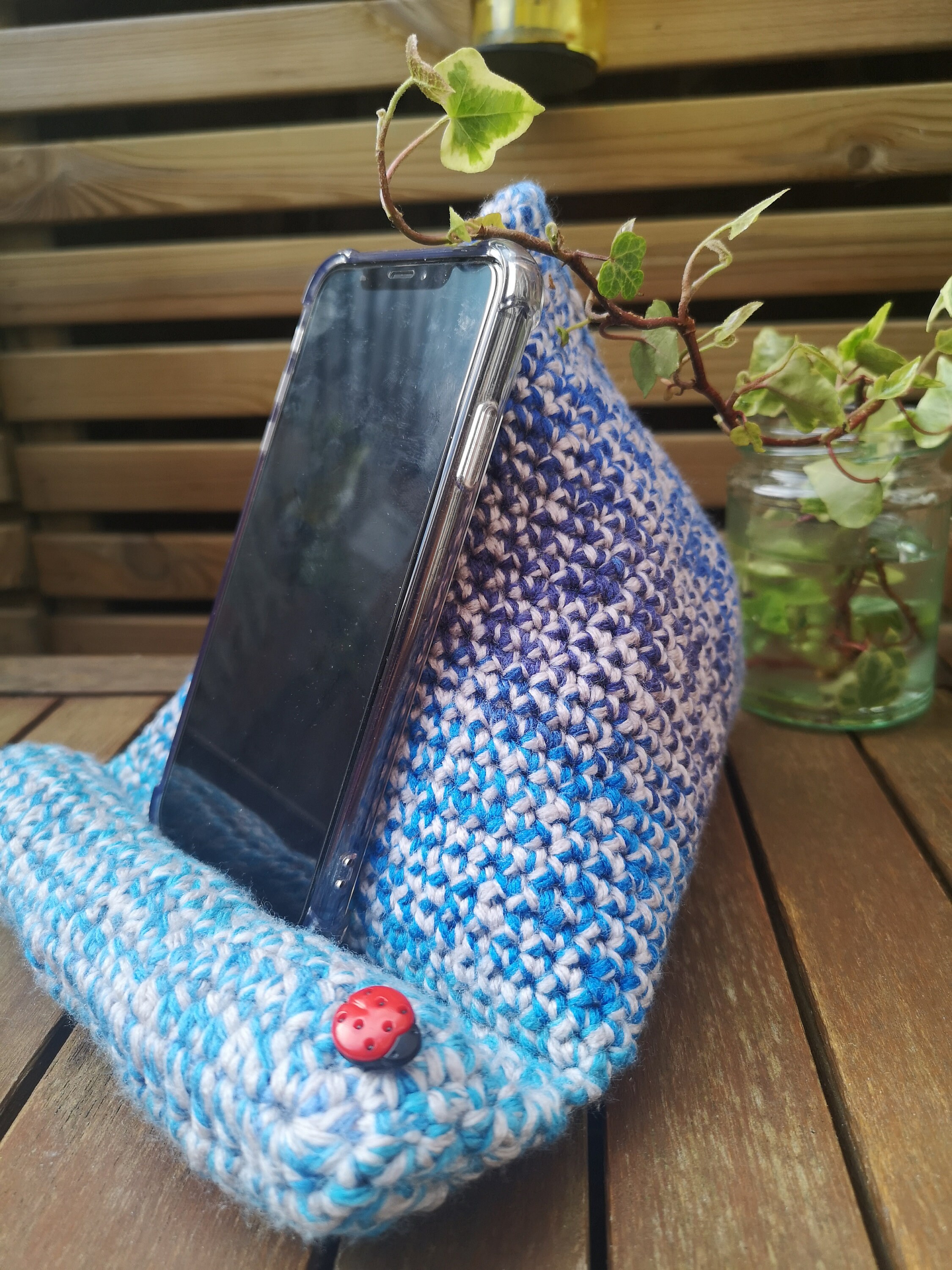 Crochet Pattern for a Phone/tablet Holder Cushion - Etsy