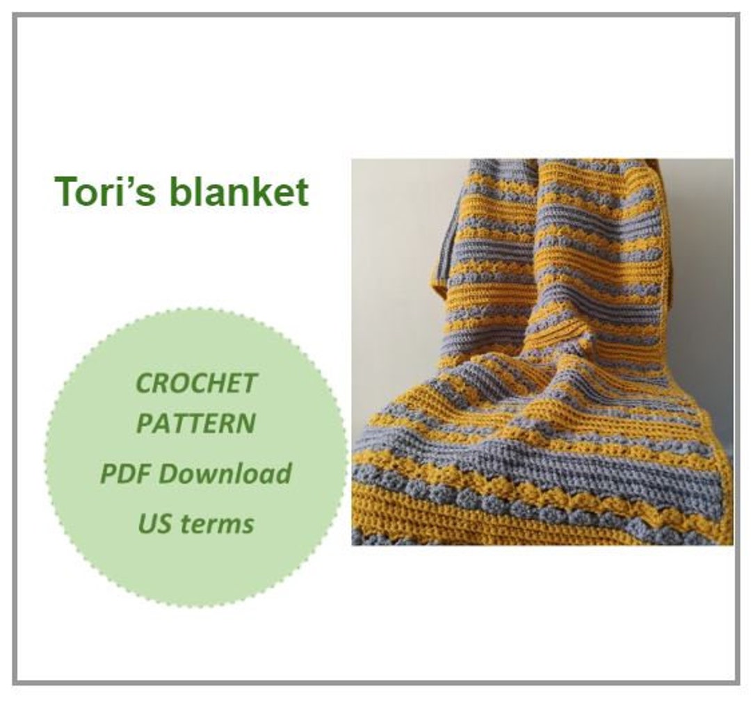 Crochet Pattern for Blanket - Etsy