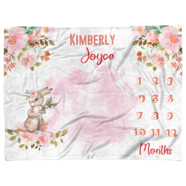 Milestone Blanket Girl - Etsy