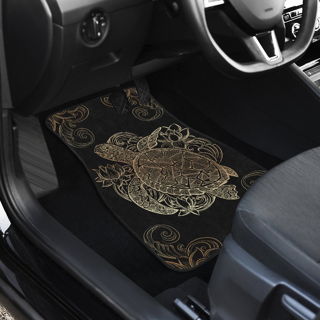 Sea Turtles Front and Back Car Mats, Turtle Car Floor Mats Set, Turtle ...