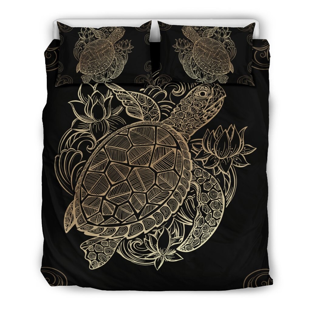 Sea Turtle Bedding Duvet Cover for Adults and Kids, Turtle Lover Gift ...
