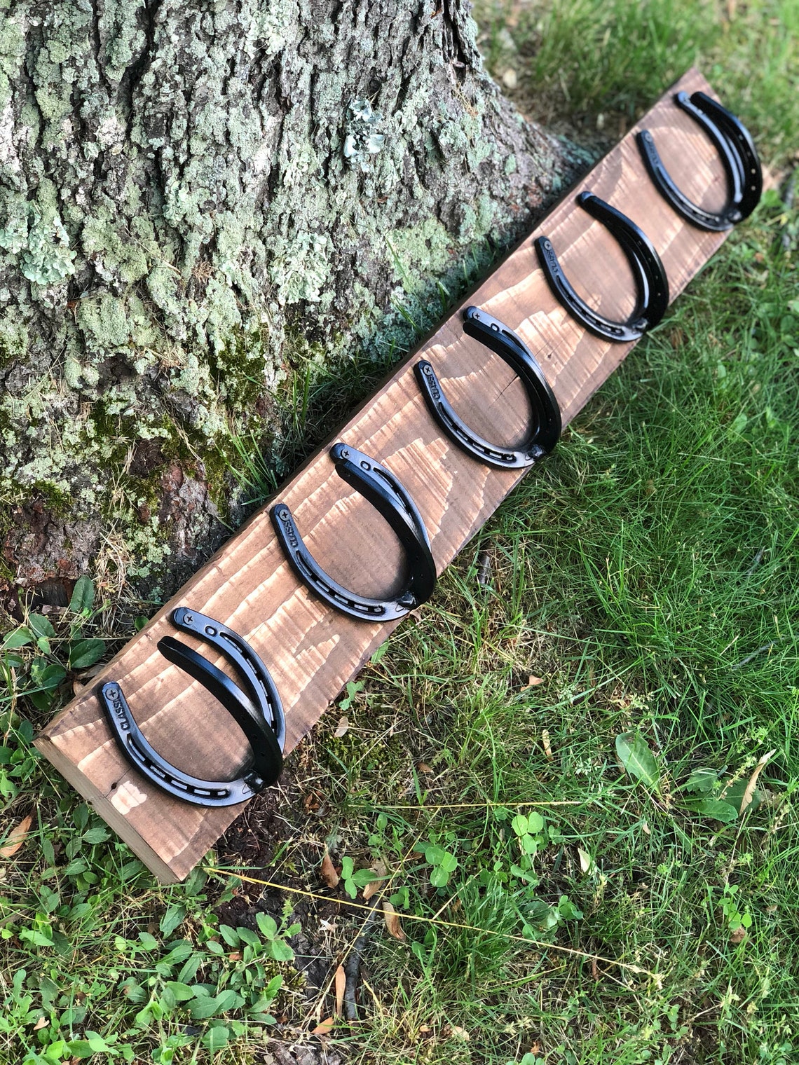 Rustic Horseshoe Coat and Hat Rack Hand Crafted Hand - Etsy