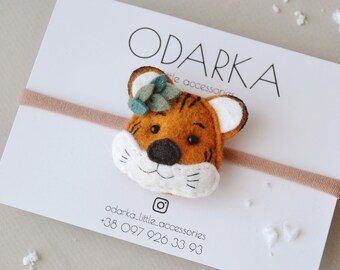 Tiger Hair Clip - Etsy