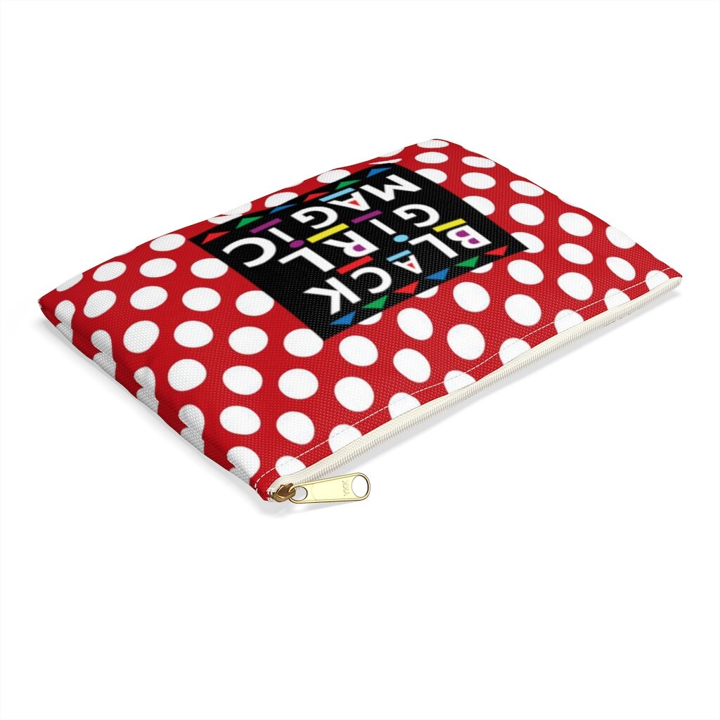 Red Polka Dot Pencil Pouch, Black Girl Magic Pencil Pouch, 1st Grade ...