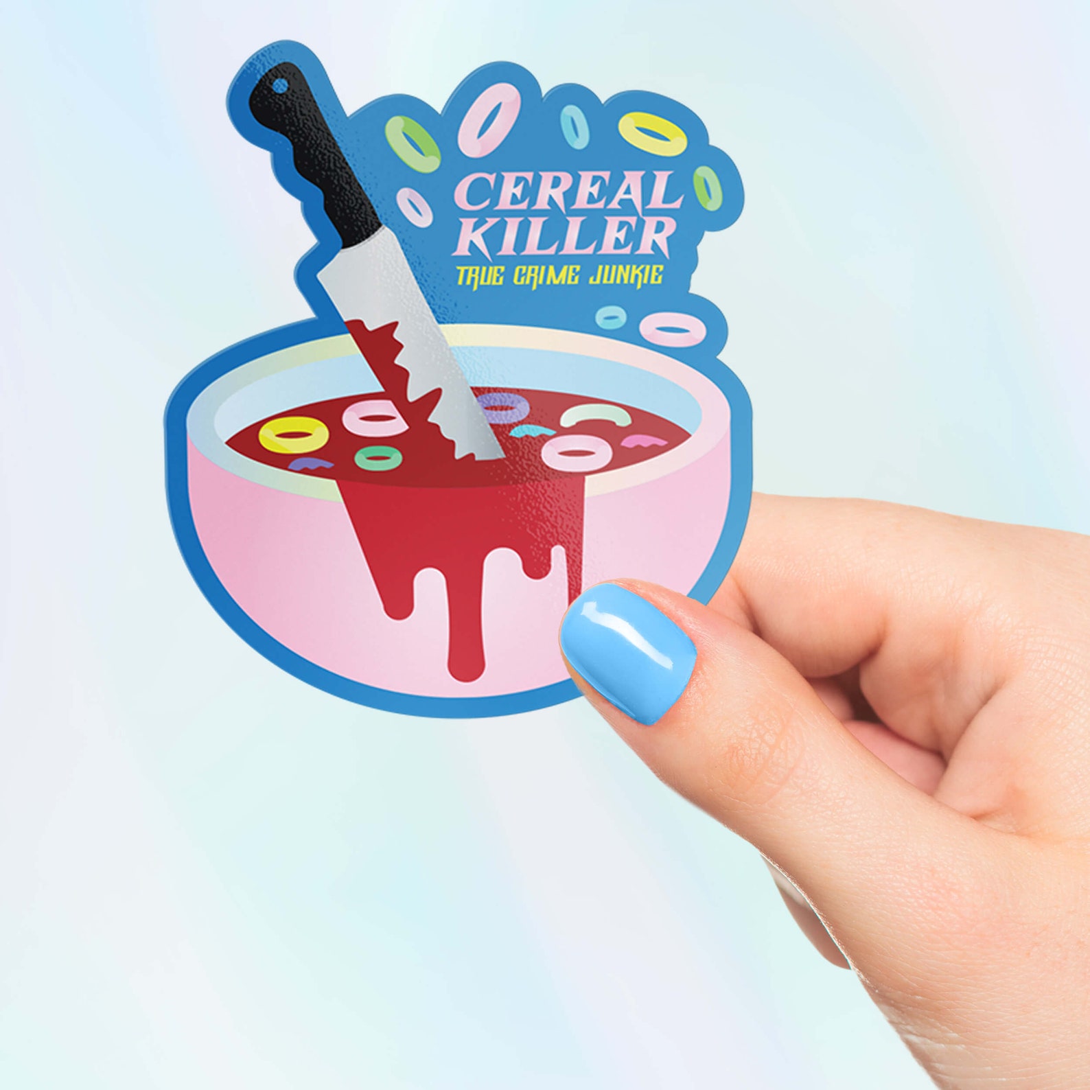 Serial Killer Sticker True Crime Junkie Water Bottle Sticker - Etsy
