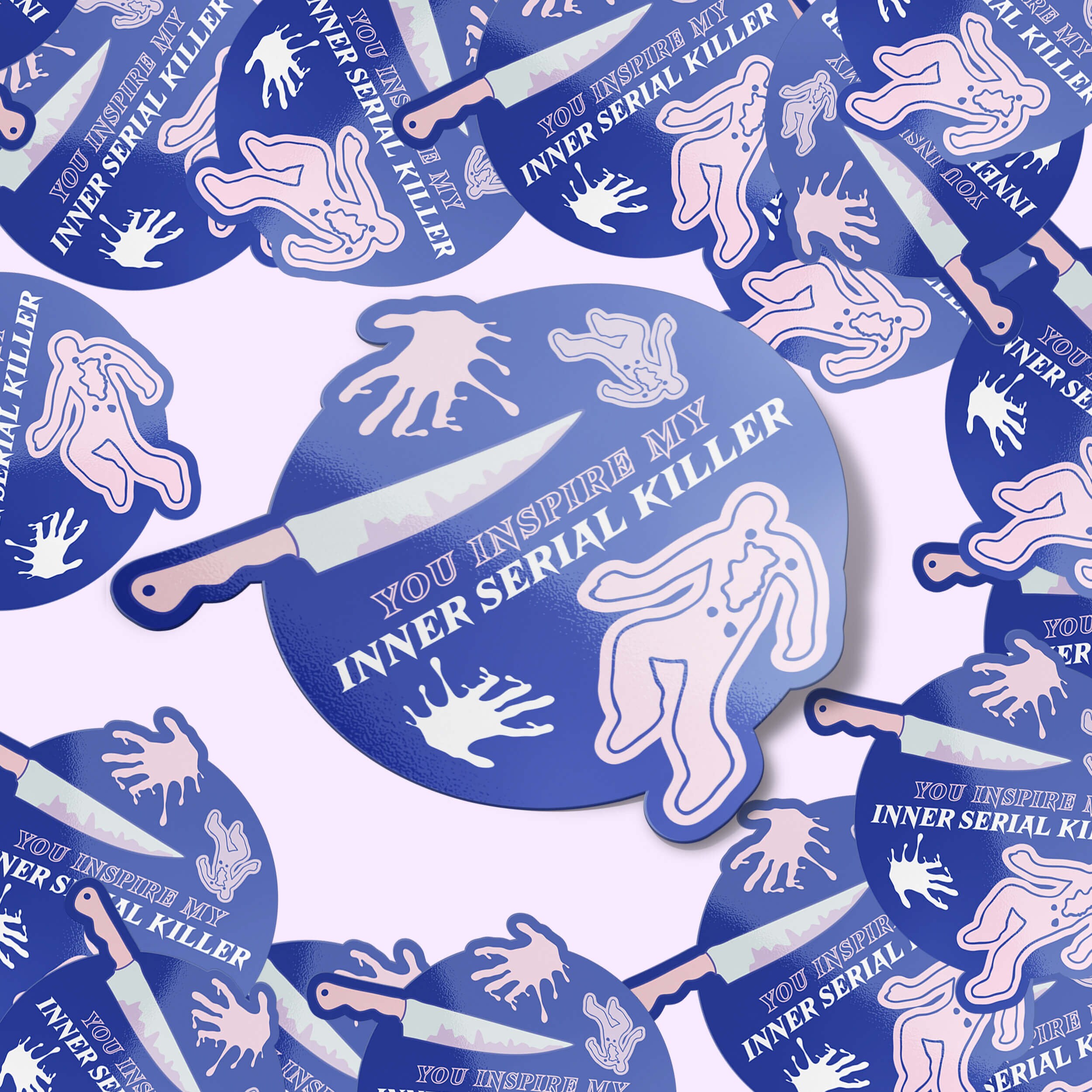 Serial Killer Sticker True Crime Junkie Water Bottle Sticker | Etsy