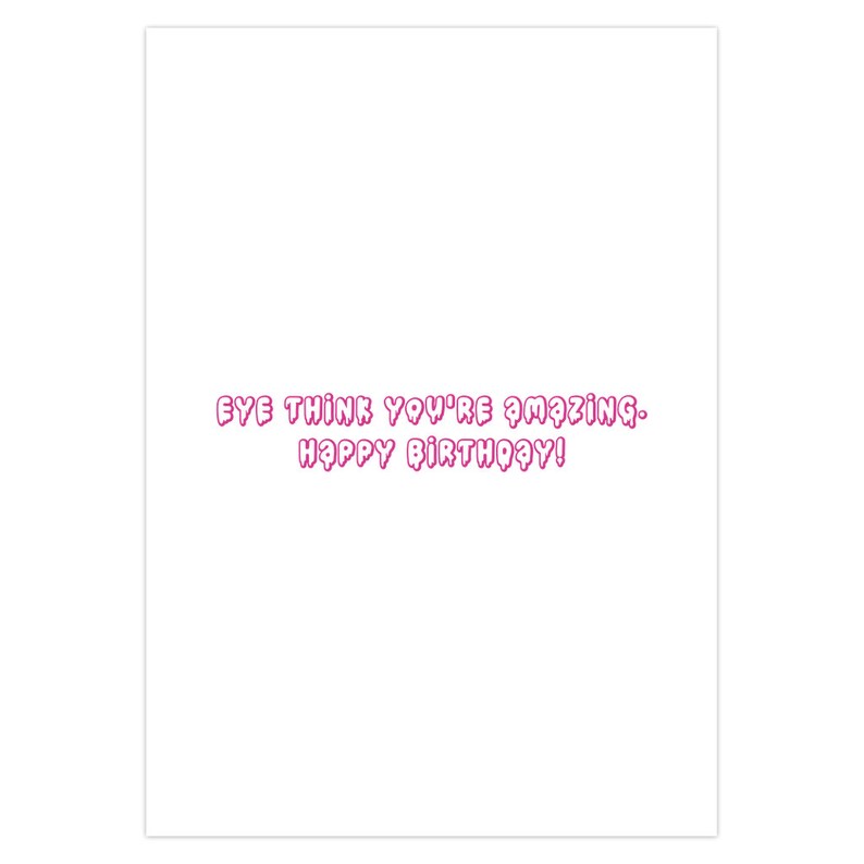 Eyeball Cake Birthday Card: Weirdcore Spooky Goth Design - Etsy