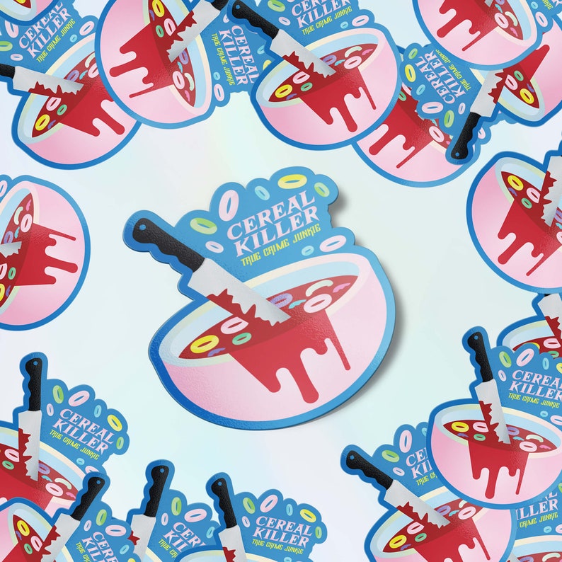 Serial Killer Sticker True Crime Junkie Water Bottle Sticker | Etsy