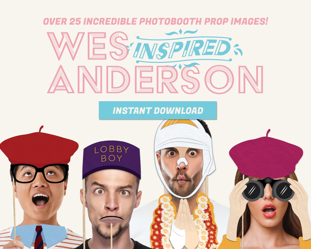 Printable Wes Anderson-inspired, Cinema Characters Printable Photo ...