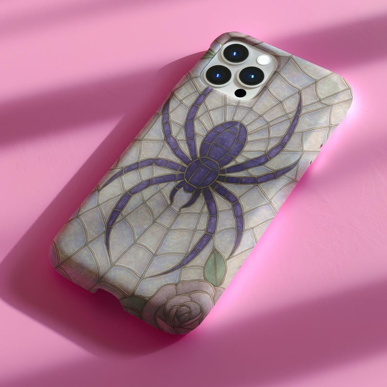 Gothic Spider Web Phone Case: Spooky Halloween iPhone & Galaxy Cover - Etsy