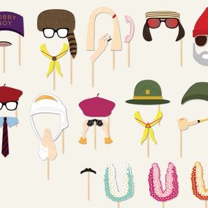 Printable Wes Anderson-inspired, Cinema Characters Printable Photo ...