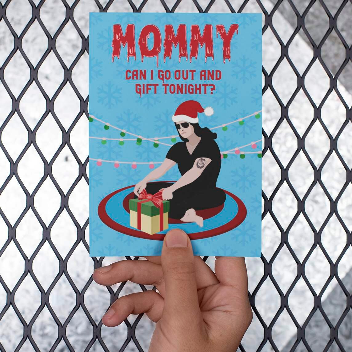 Punk Christmas Card Glenn Danzig Holiday Card Danzig | Etsy