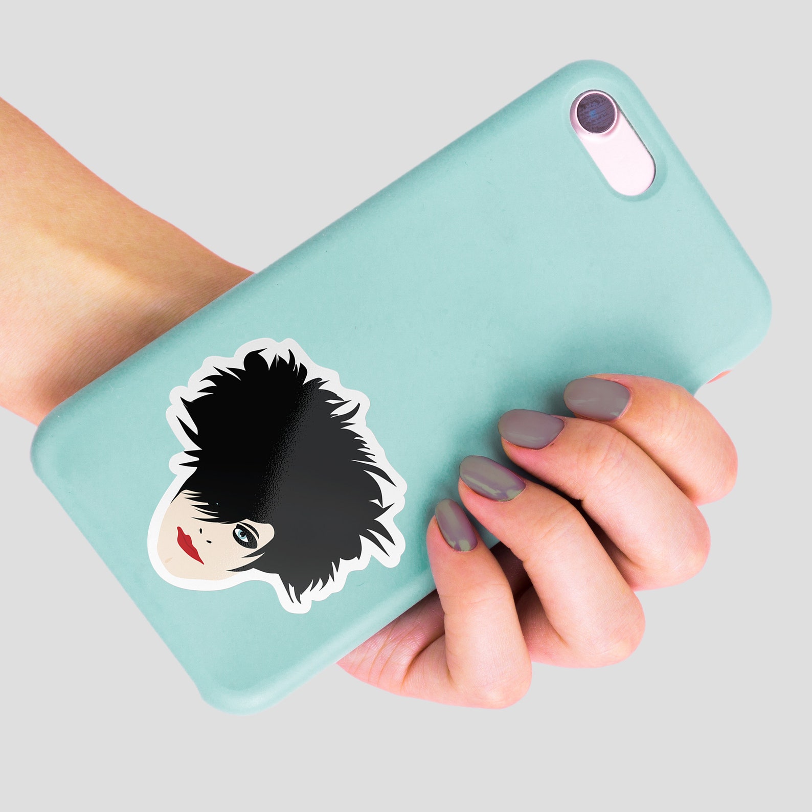 1980s Goth Premium Vinyl Sticker Robert Smith Glossy Laptop - Etsy