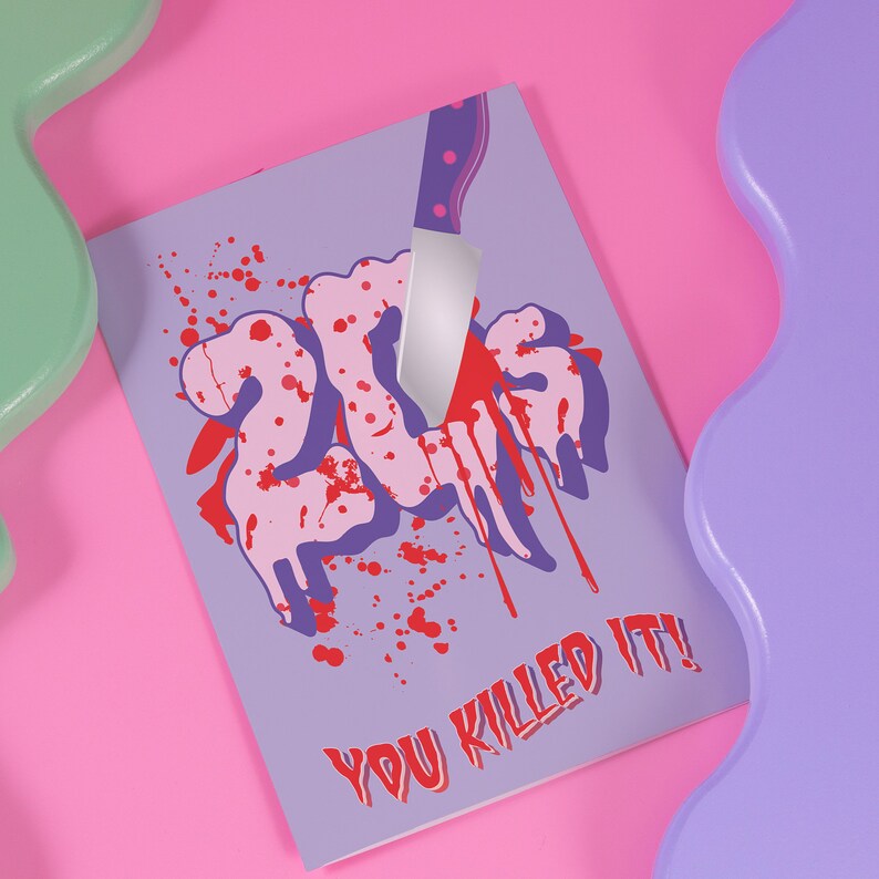 RIP Twenties 30th Birthday Card, Gothic True Crime Humor - Etsy
