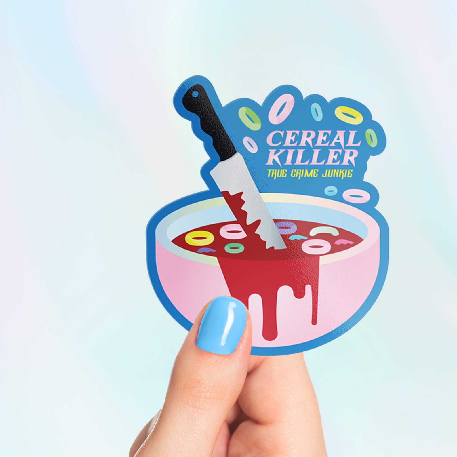Serial Killer Sticker True Crime Junkie Water Bottle Sticker - Etsy