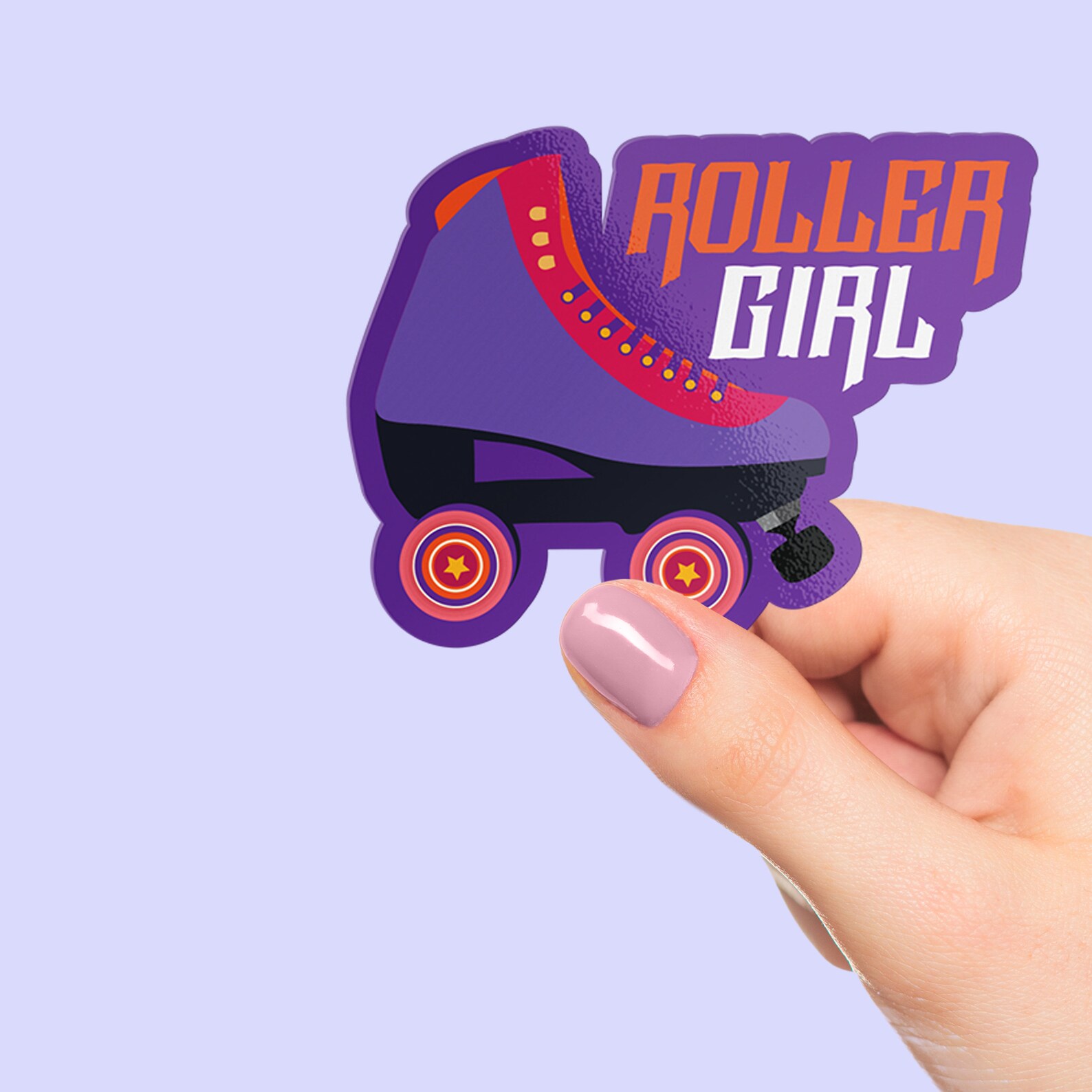 Roller Girl Premium Vinyl Sticker Roller Skating Hydroflask | Etsy