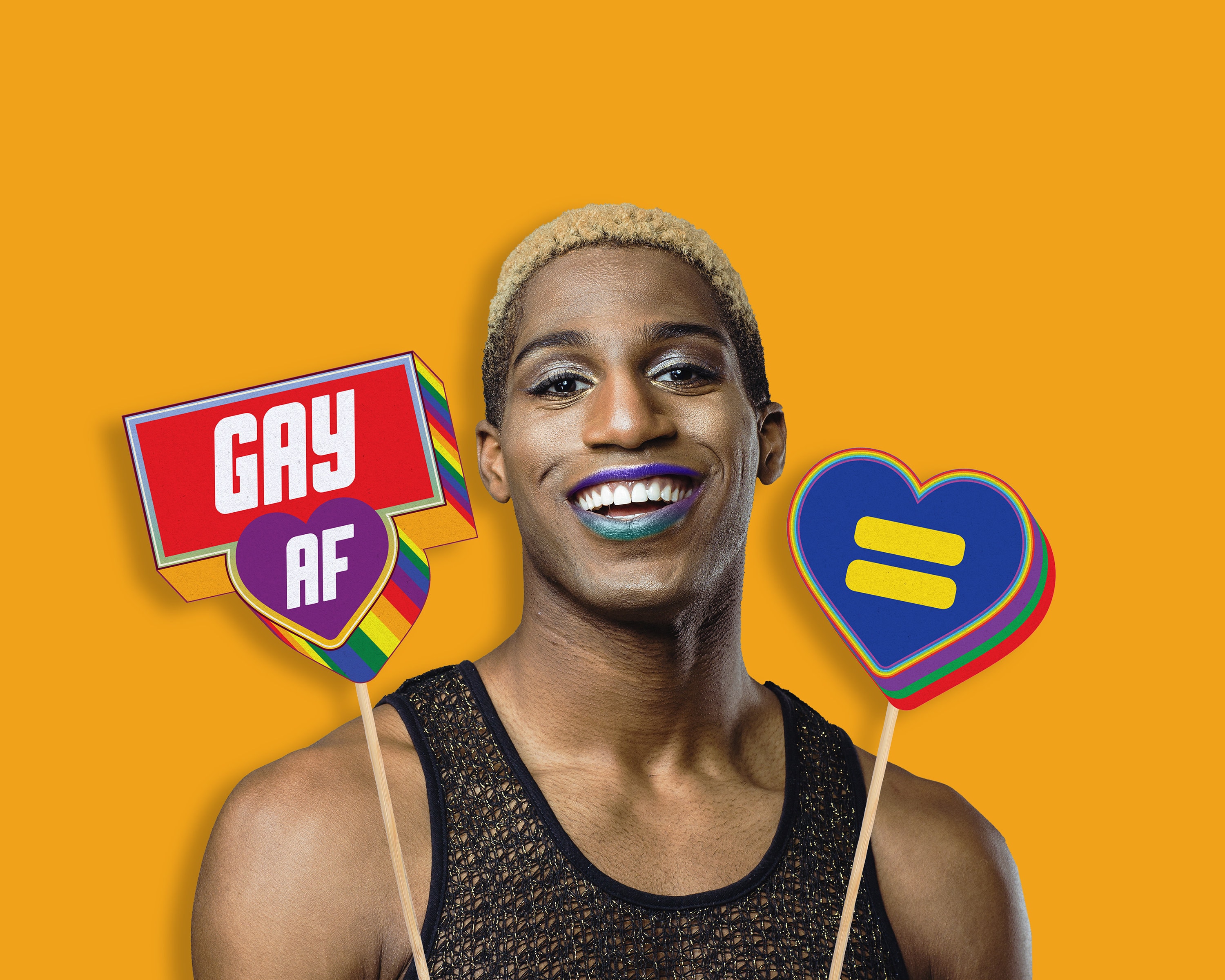 Printable Gay, LGBT Pride Photo Booth Prop Set, Digital Download - Etsy