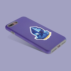 Blue Sapphire Crystal Premium Vinyl Sticker, Gift for Virgo, Bohemian ...