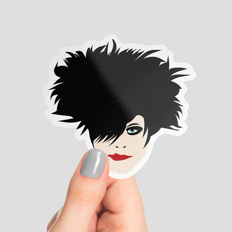 1980s Goth Premium Vinyl Sticker Robert Smith Glossy Laptop - Etsy