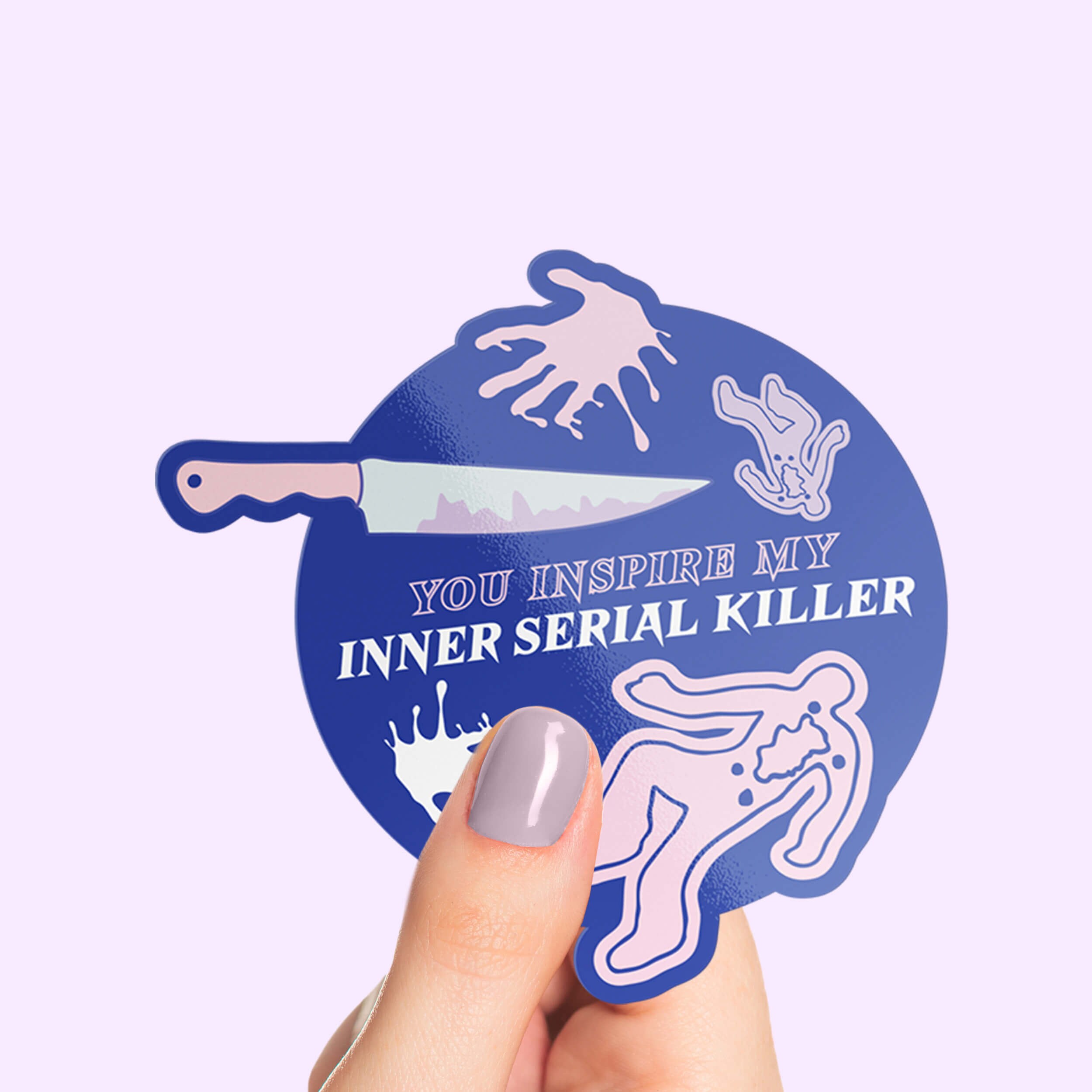 Serial Killer Sticker True Crime Junkie Water Bottle Sticker | Etsy