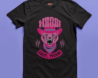 Pink Tiger Shirt Lightning Bolt Tshirt Trendy Aesthetic Tiger T Shirt ...